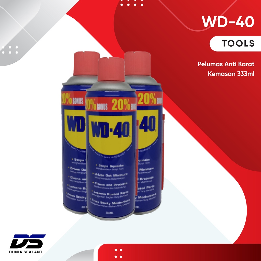 Jual WD40 333ml Pelumas Anti Karat Lubricant | Shopee Indonesia