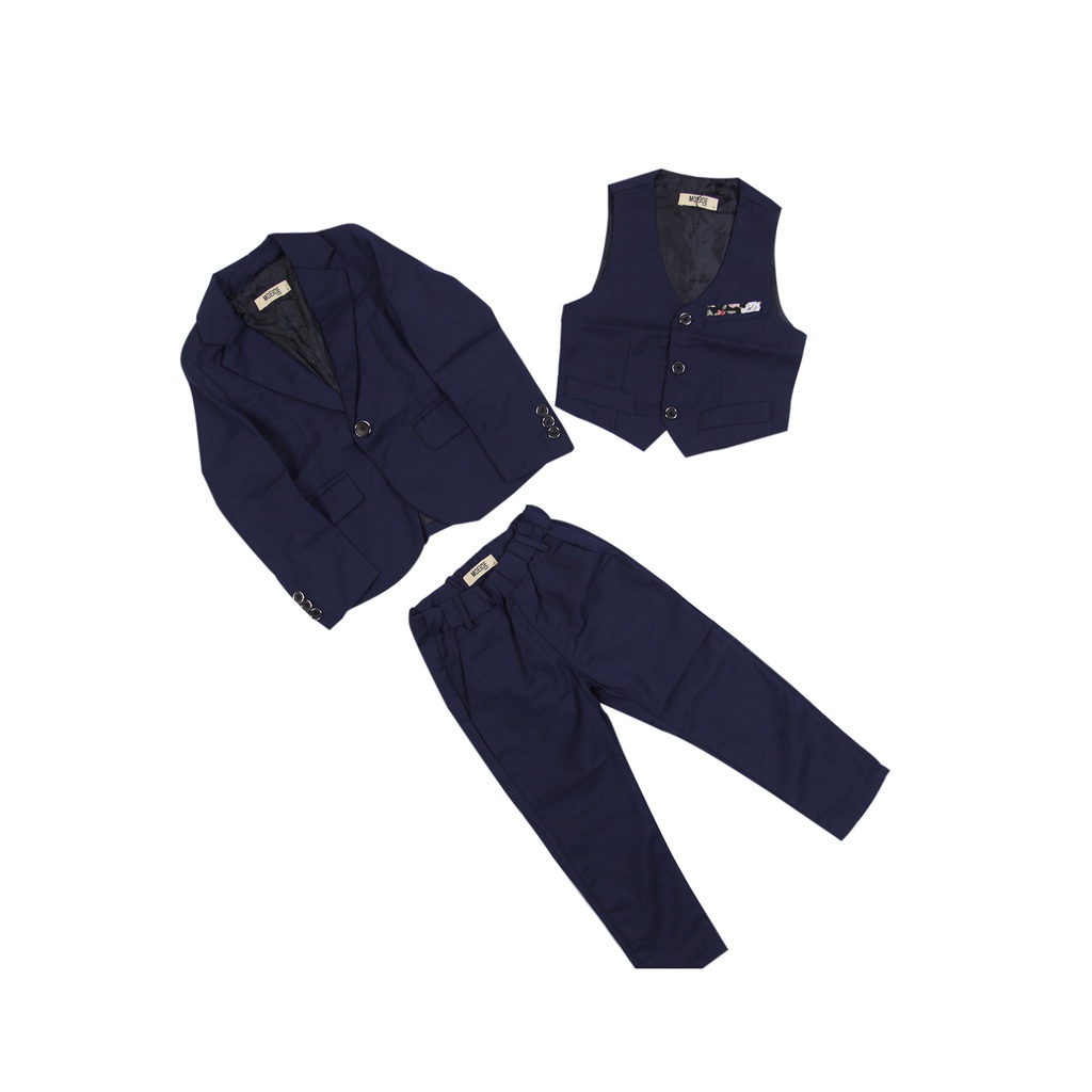 Jual Setelan Jas Formal Anak-Anak / Boy Suit NAVY - MOEJOE | Shopee ...