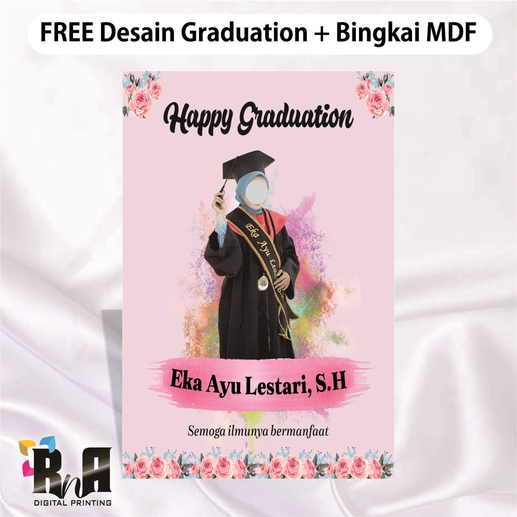 Jual Kado Wisuda/Graduation ucapan foto MDF 20X30cm | Shopee Indonesia