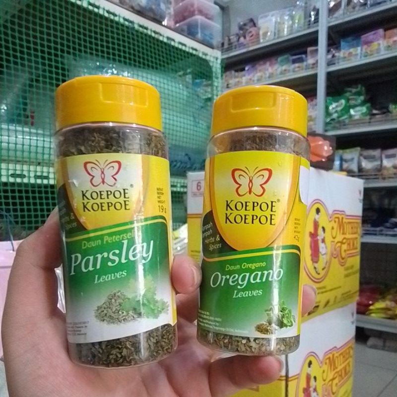 Jual Koepoe Koepoe Daun Oregano dan Parsley 19gr / 14gr - Kupu Kupu ...