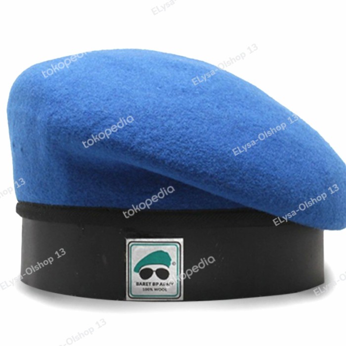 Jual Topi Baret Provost POLRI / Baret KACAMATA Provost POLISI Bahan ...