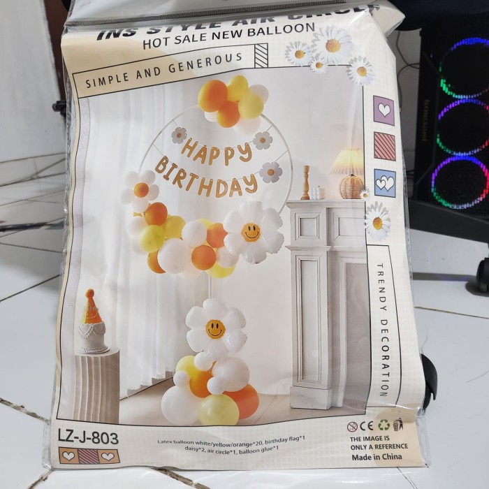 Jual Standing Tiang Dekorasi Balon Bulat / Standing Balon Bunga J-803 ...