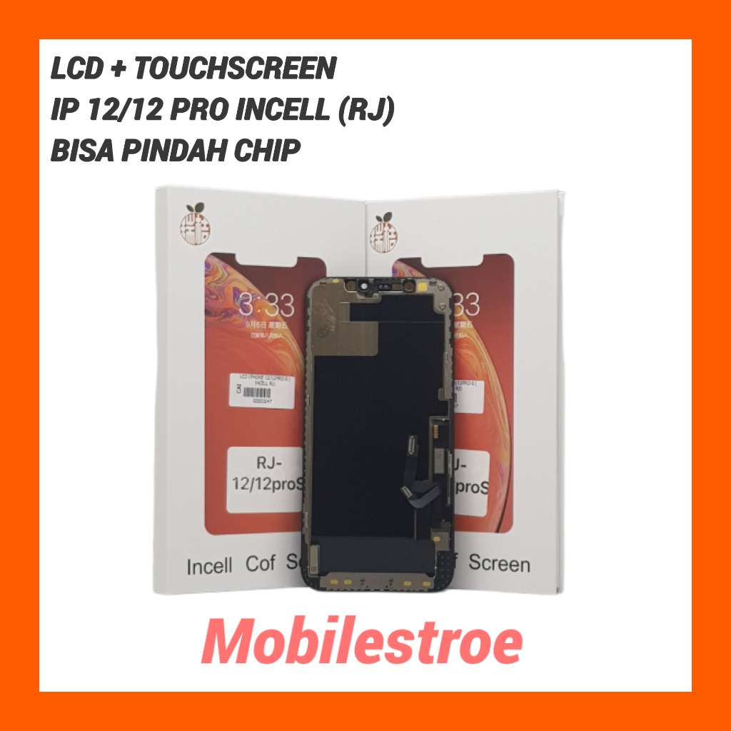 Jual LCD + TOUCHSCREEN IP 12/12 PRO INCELL RJ (BISA PINDAH CHIP LCD ...