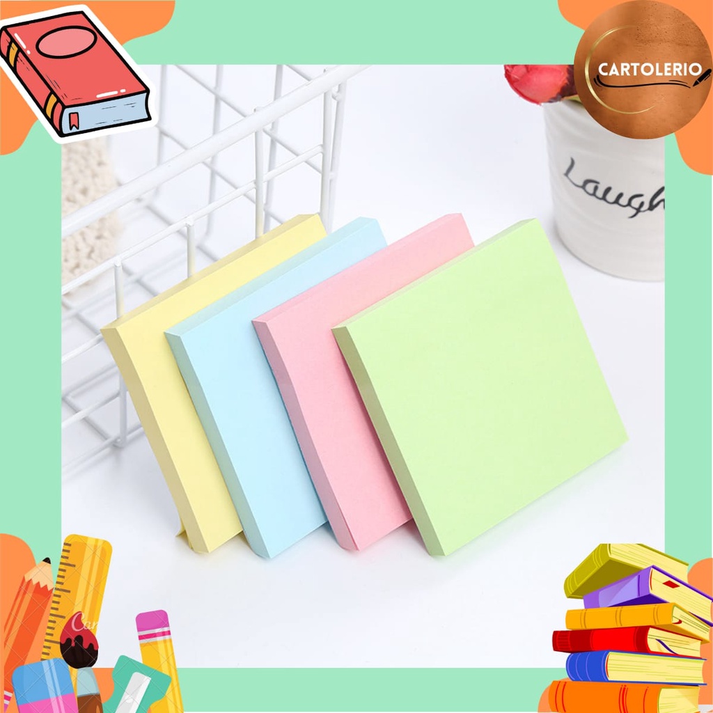 Jual Sticky Note Polos / Kertas Memo 100Pcs AT0062 | Shopee Indonesia