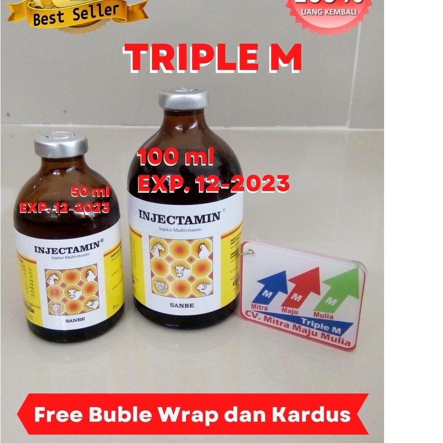 Jual COD - Injectamin 50 ml dan Injectamin 100 ml Vitamin Ternak PT ...