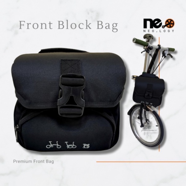 Jual Promo TAS FRONT BLOCK SEPEDA LIPAT BROMPTON - TRIFOLD DAHON DLL ...