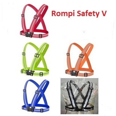 Jual Rompi safety Karet Safety Vest Scotligh reflective Rompi V Proyek ...