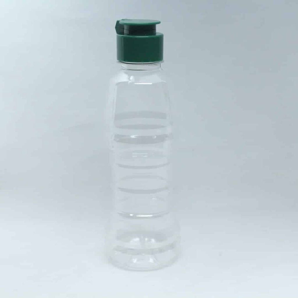 Jual Botol Pet 300 Ml Bulat Natural Tutup Fliptop Jamur / Botol Plastik ...