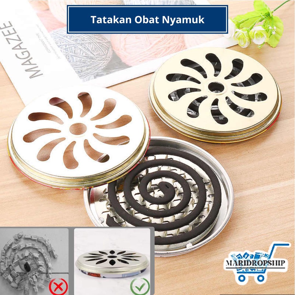 Jual Alas Obat Nyamuk Coil Tatakan Stainless Piring Obat Nyamuk Anti ...
