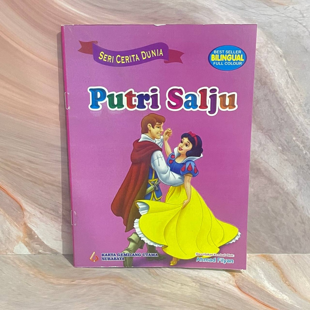 Jual Buku Dongeng Dwi Bahasa Cerita Dunia 32 Halaman Bilingual