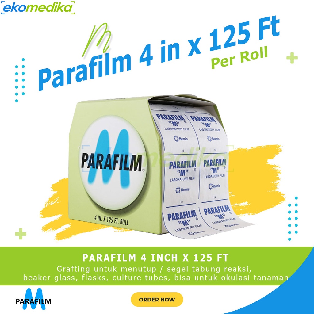 Jual PARAFILM M 4" x 125 ft Sealing Laboratory Film PM 996 Grafting ...