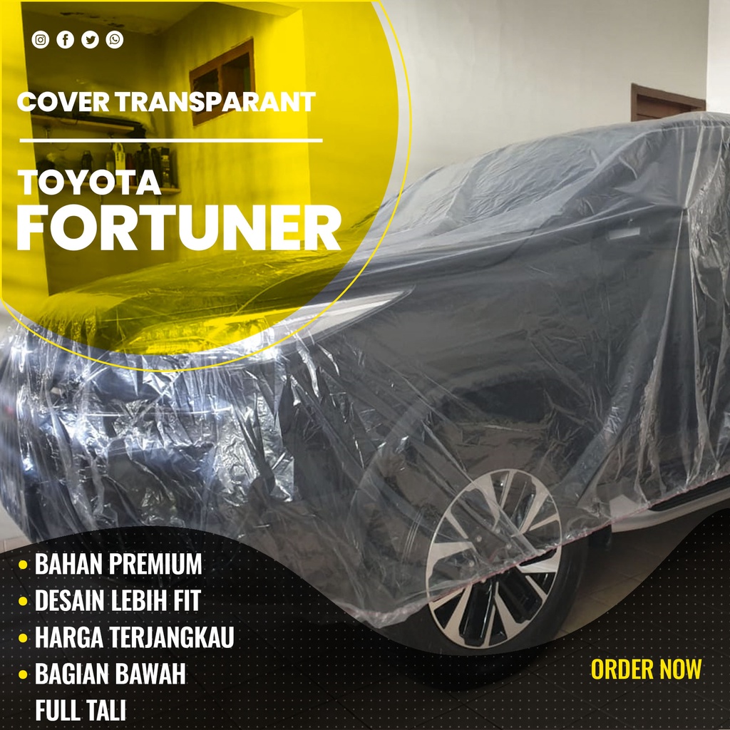 Jual Cover Mobil Innova Reborn Pajero Fortuner Cover Transparan Oddysey ...