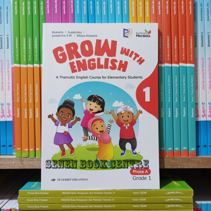Jual Buku Grow With English Kelas 1 SD Kurikulum Merdeka Erlangga ...