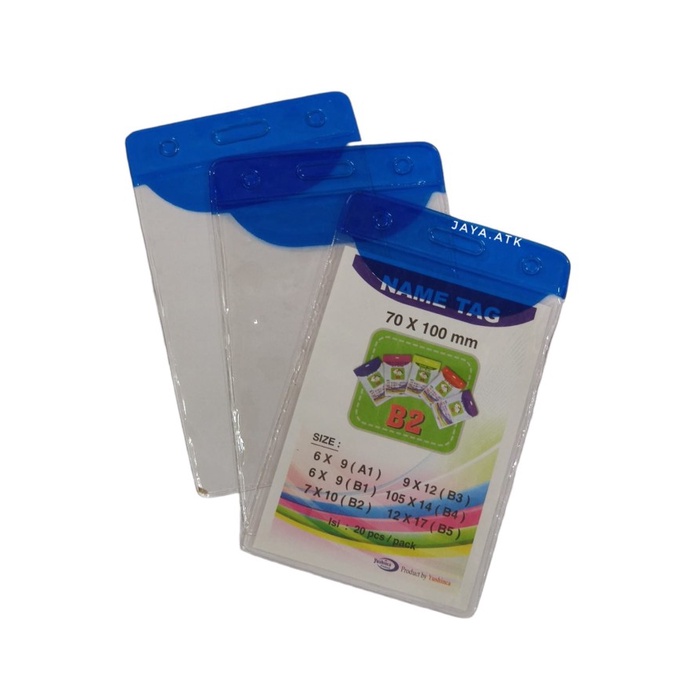 Jual Sale NAME TAG ID CARD MIKA PLASTIK B2 7 X 10CM TEBAL TANDA ...