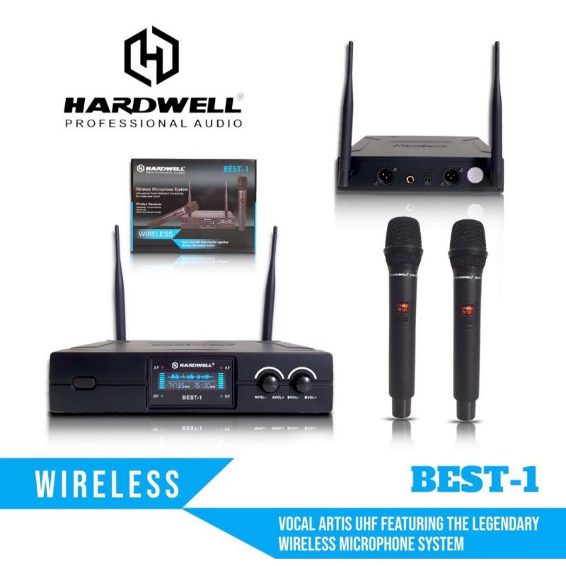 Jual Mic Wireless Microphone HARDWELL BEST 1 ORIGINAL | Shopee Indonesia