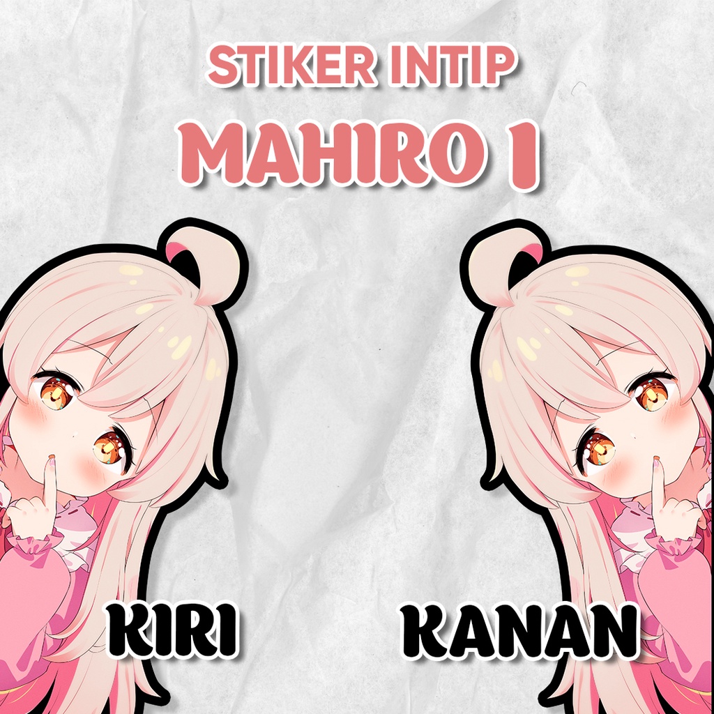 Jual Stiker Intip Samping Mahiro Onimai / Sticker Anime Waterproof ...