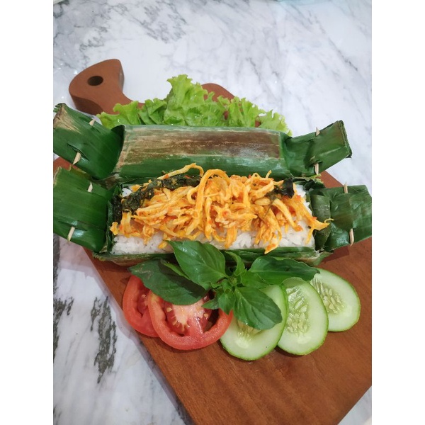 Jual Nasi Bakar ayam suwir | Shopee Indonesia