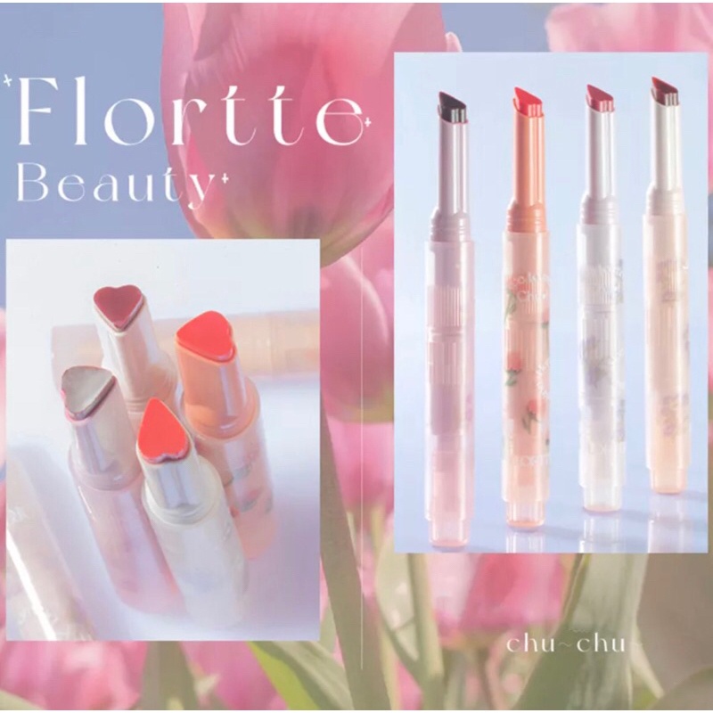 Jual Flortte First Kiss Love Lipstick | Floriwa Moisturizing Lip Glaze ...