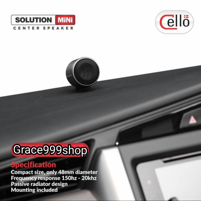 Jual SPEAKER CENTER CELLO SOLUTION MINI ORIGINAL PRODUCT CELLO | Shopee ...