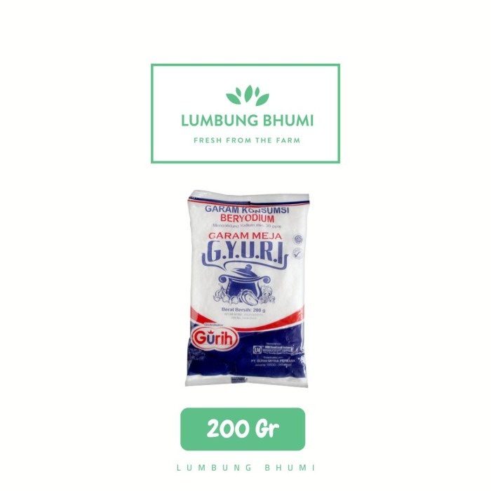 Jual Lumbung Bhumi - Garam Gyuri 200 Gr ( Bahan Pokok ) | Shopee Indonesia