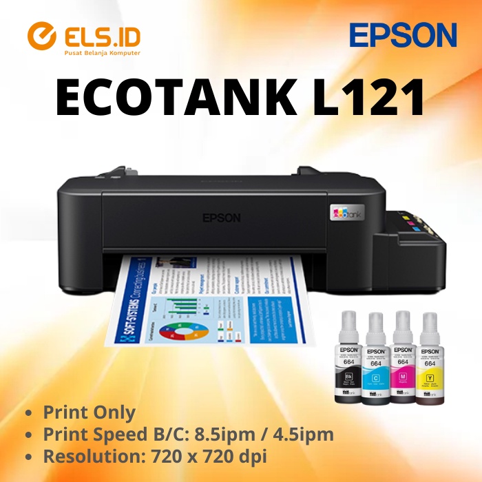 Jual Printer Epson EcoTank L121 A4 Ink Tank Printer | Shopee Indonesia