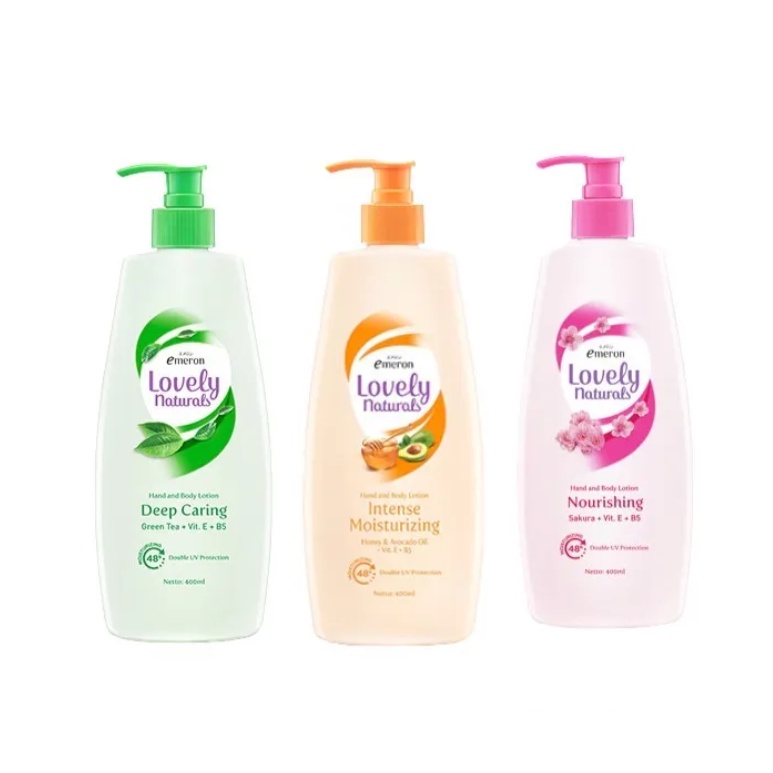 Jual [ NEW ] Emeron Lovely Naturals Hand and Body Lotion 400ml / EMERON ...