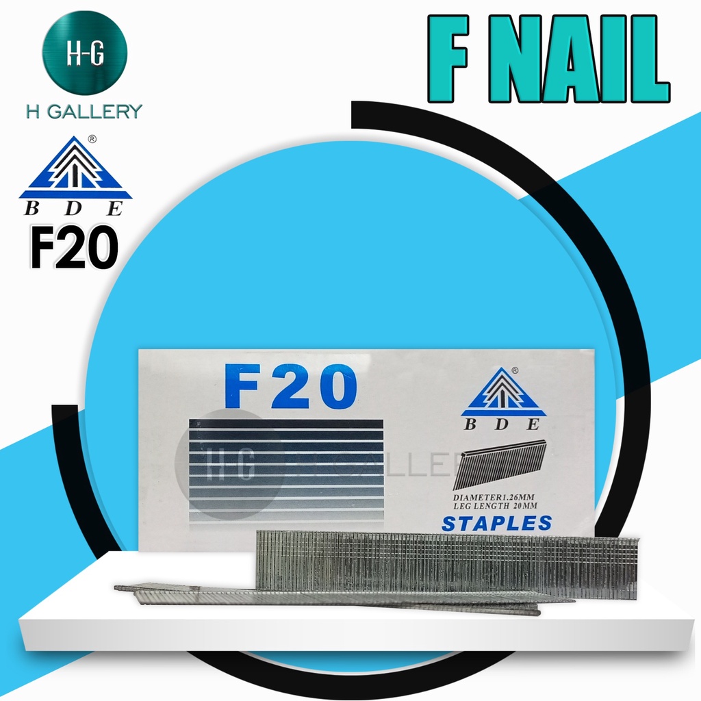 Jual BDE - PAKU I NAIL F PAKU F 20 / ISI PAKU F-20 / NAIL F20 - 5000 ...