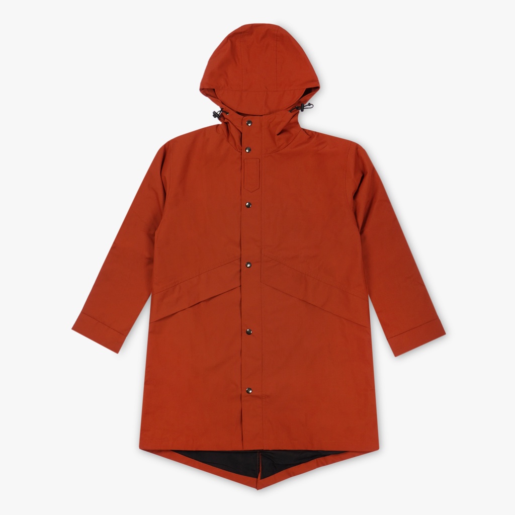 Jual AME Raincoat - Bonito Parka - Terracotta (Jaket Fishtail Parka ...