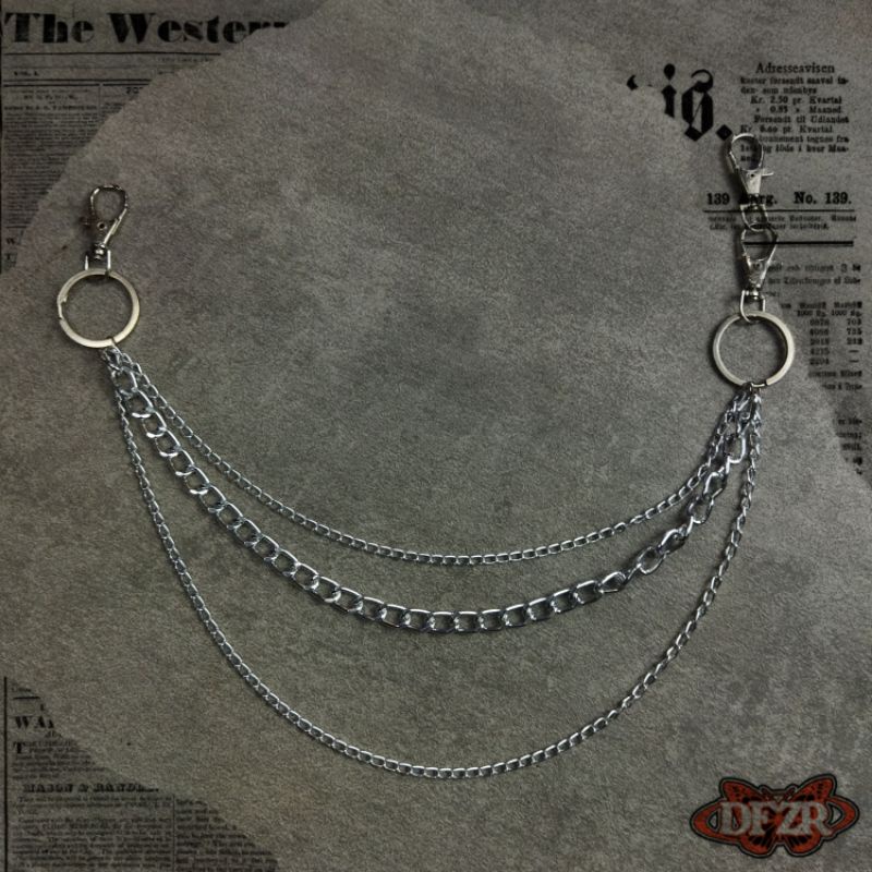 Jual RANTAI CELANA RANTAI DOMPET TRENDY CHAIN BELT NIKEL - (FREE ONGKIR ...