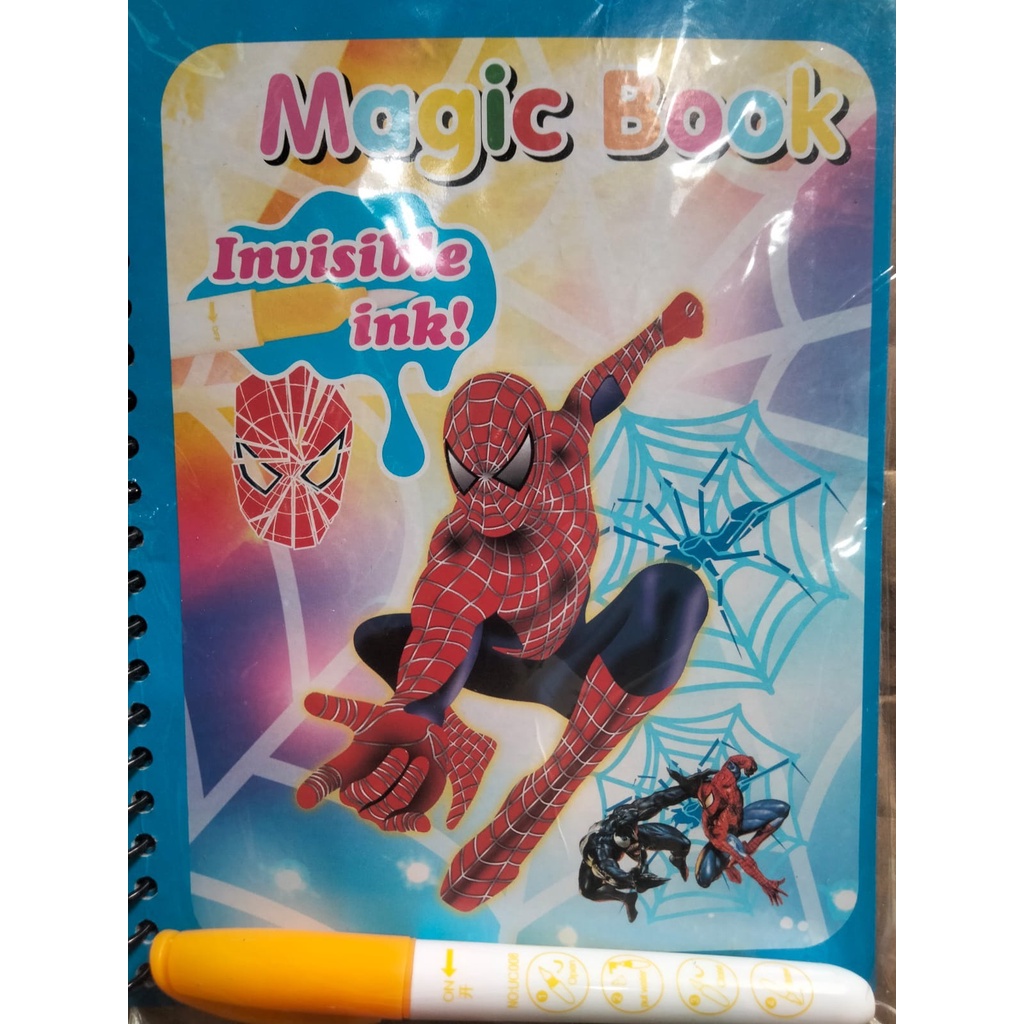 Jual Gannise Magic Water Drawing Painting Book Buku Gambar Mewarnai ...