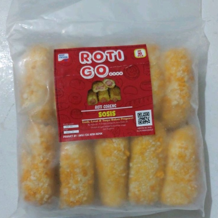 Jual Roti Go Roti Goreng Sosis isi 10 | Shopee Indonesia