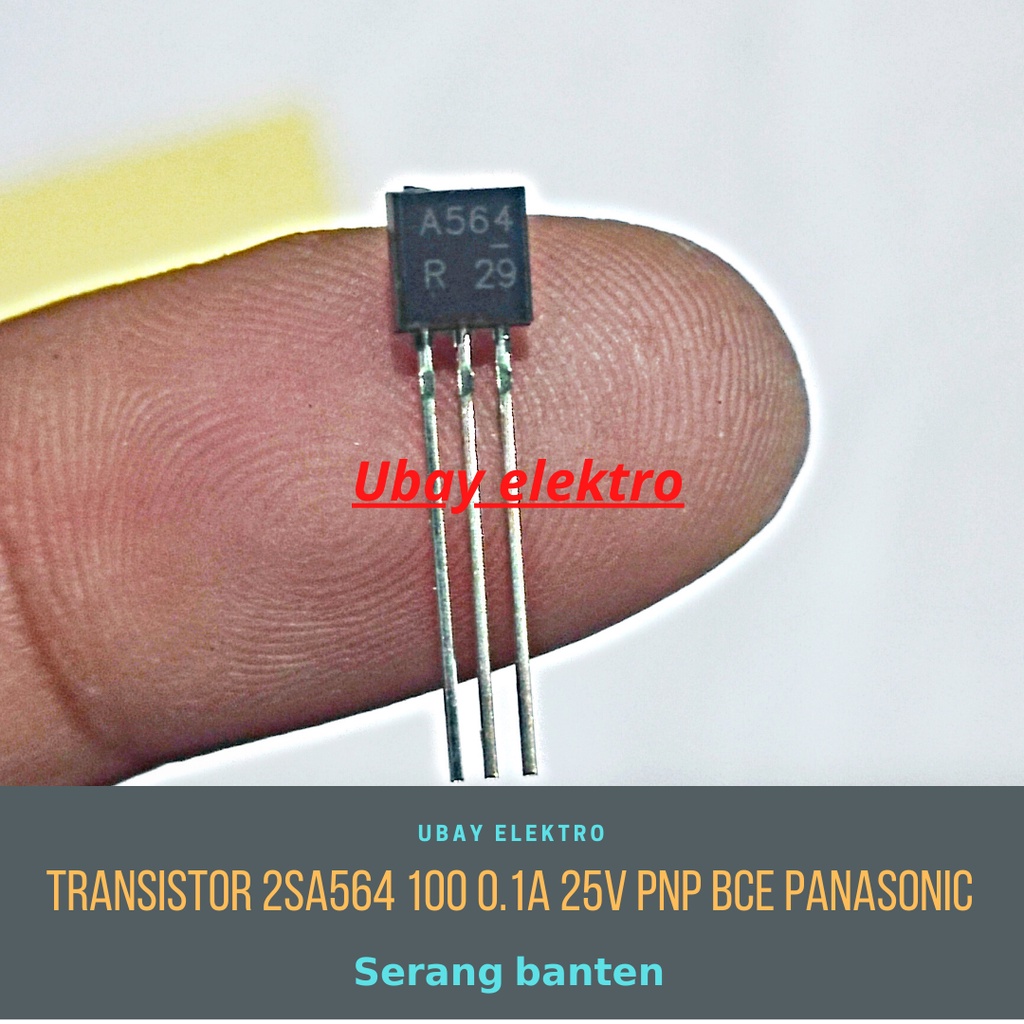 Jual (10 PCS) Transistor 2SA564 100mA 25v PNP BCE panasonic | Shopee ...