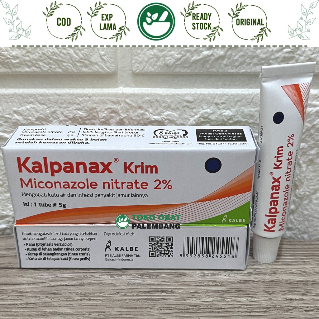 Jual KALPANAX KRIM 5 GRAM SALEP KUTU AIR KULIT JAMUR KALPANAK MIKOSIS ...