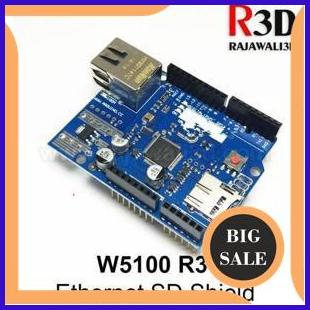 Jual perkakas Arduino W5100 R3 Ethernet SD Card Shield Module Board 1F3B23 | Shopee Indonesia