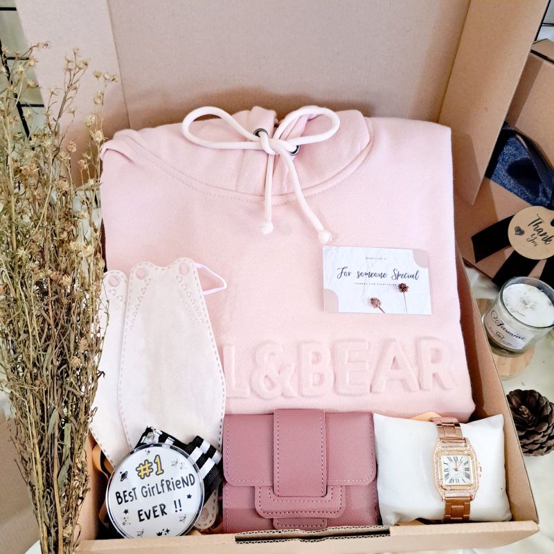 Jual Hampers Sweater Hoodie Gift Box Girly Cewek Kado Ulang Tahyn ...