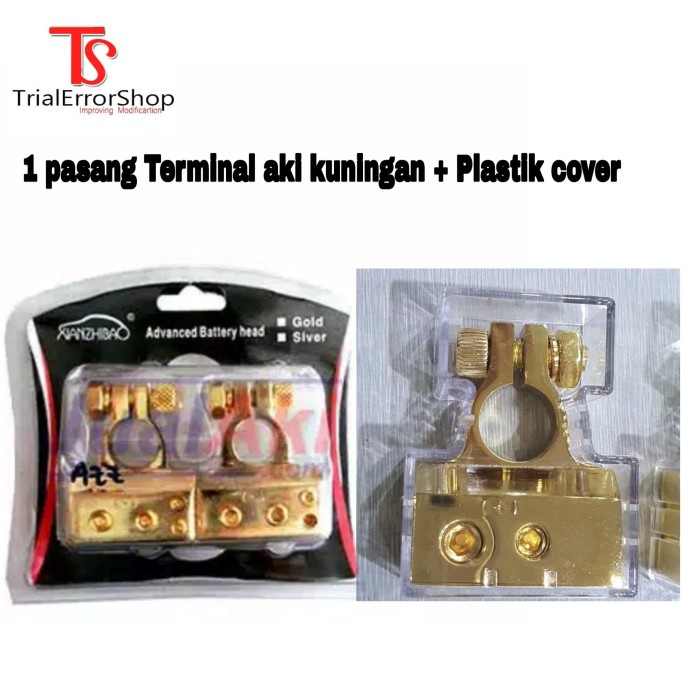 Jual TERMINAL AKI KUNINGAN DAN COVER FAST RELEASE KEPALA AKI | Shopee ...