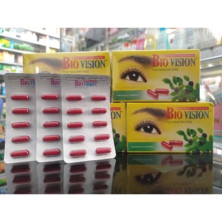 Jual BIOVISION UNTUK KESEHATAN MATA @1STRIP ISI @10KAPSUL Bio Vision ...