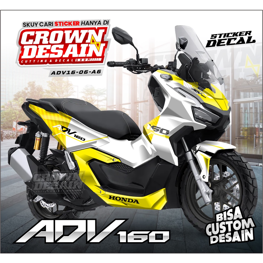 Jual DECAL ADV160 - STIKER DECAL FULLBODY ADV NEW 160 MALAYSIA EDITION ...