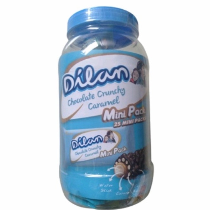 Jual Dilan MINI PACK Chocolate NEW Crunchy Caramel Mini Pack Toples Isi ...