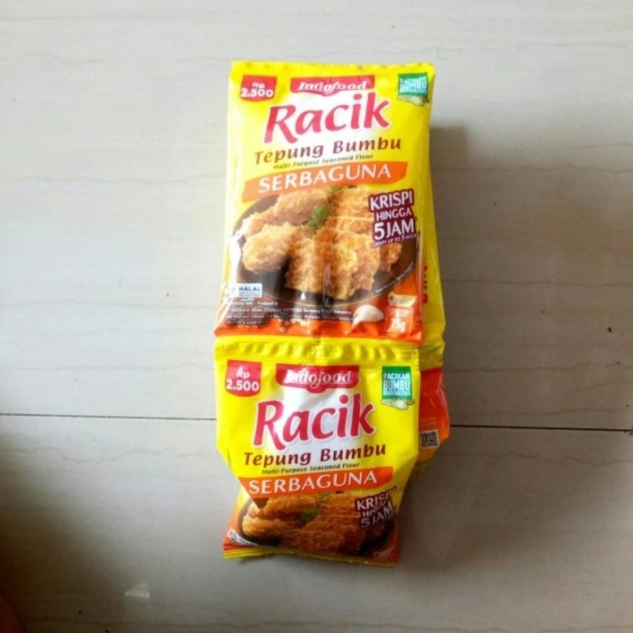 Jual RACIK Tepung Bumbu 75 Grm Krispi Hingga 5 Jam Dari Indofood Racik ...