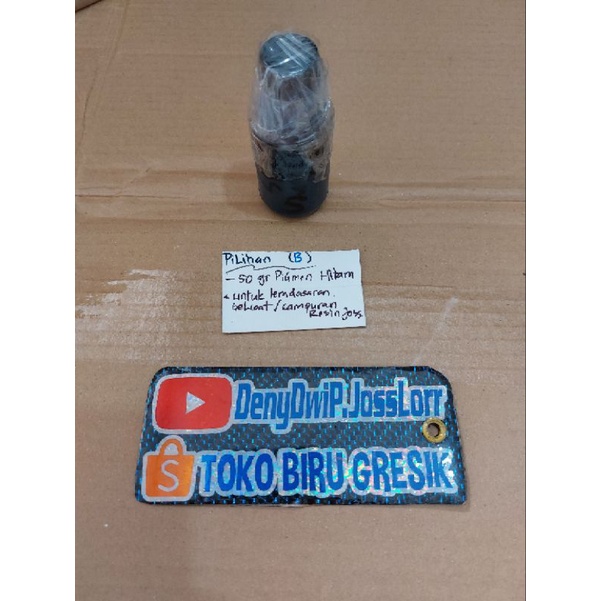 Jual Pigmen warna Resin Hitam , Katalis Resin , Tiner pembersih resin ...