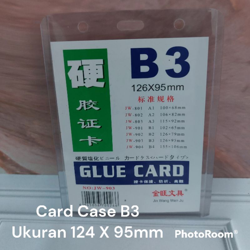 Jual Card Case B3 (20pc) Kartu Plastik Panitia Id Card Nametag Plastik 126 x 95mm | Shopee Indonesia