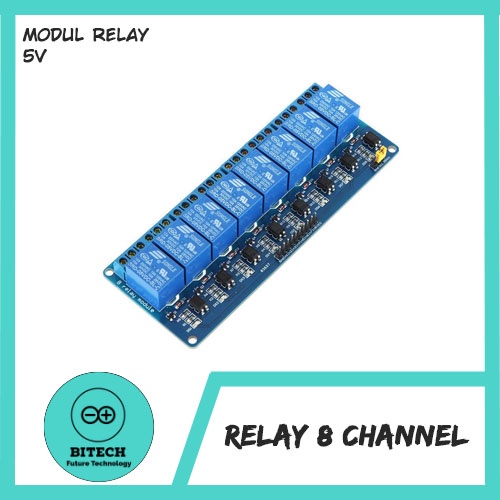 Jual MODUL RELAY 8 CHANNEL 5V OPTOCOUPLER ( ARDUINO ) | Shopee Indonesia