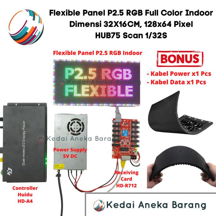 Jual Flexible Fleksibel Panel Modul LED P2.5 Videotron SMD RGB Indoor | Shopee Indonesia