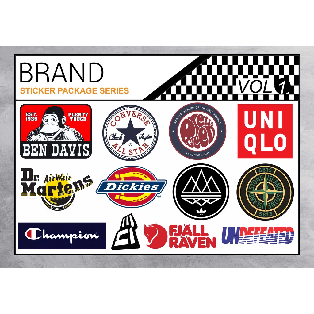 Jual STICKER PACK BRAND STICKER AESTHETIC STICKER CASE STIKER LOGO ...