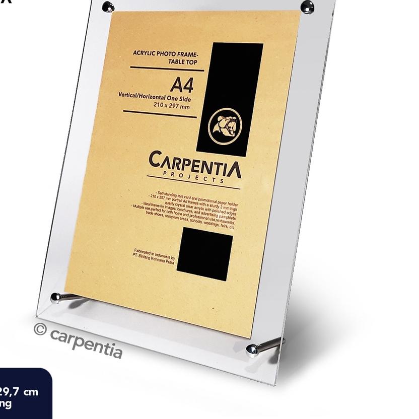 Jual ™ Carpentia Acrylic Photo Frame Table Top - Bingkai Foto Akrilik ...