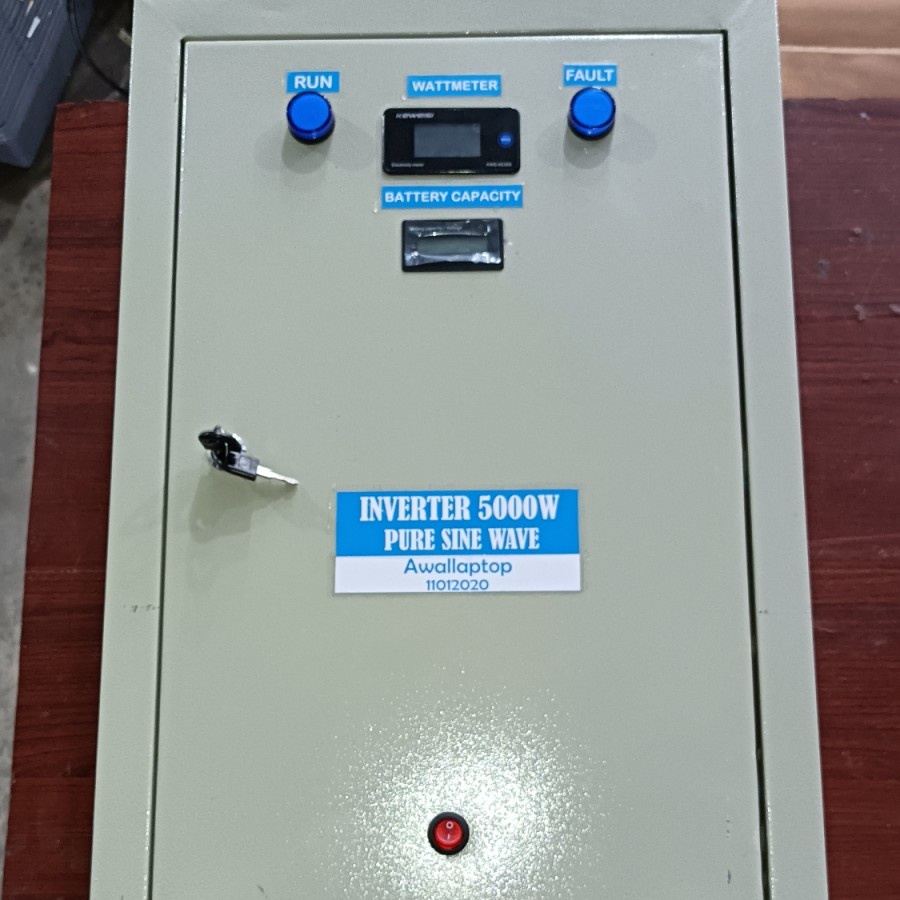 Jual inverter low frequency 5000W 24V 48V 16 mosfet inverter pure sine ...
