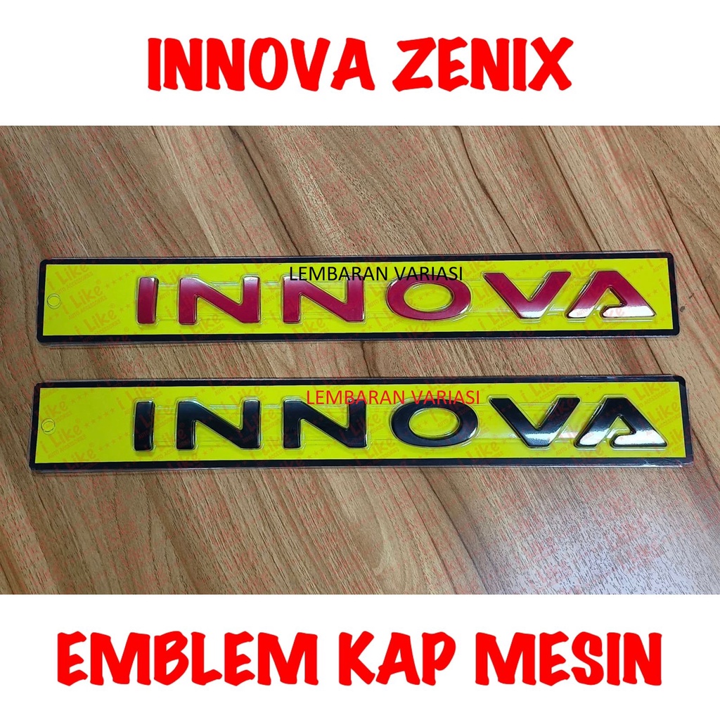 Jual Emblem kap mesin innova zenix | Shopee Indonesia