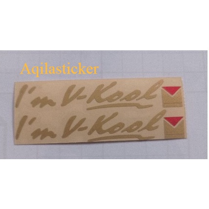 Jual Sticker cutting sticker im v-kool V-KOOL | Shopee Indonesia
