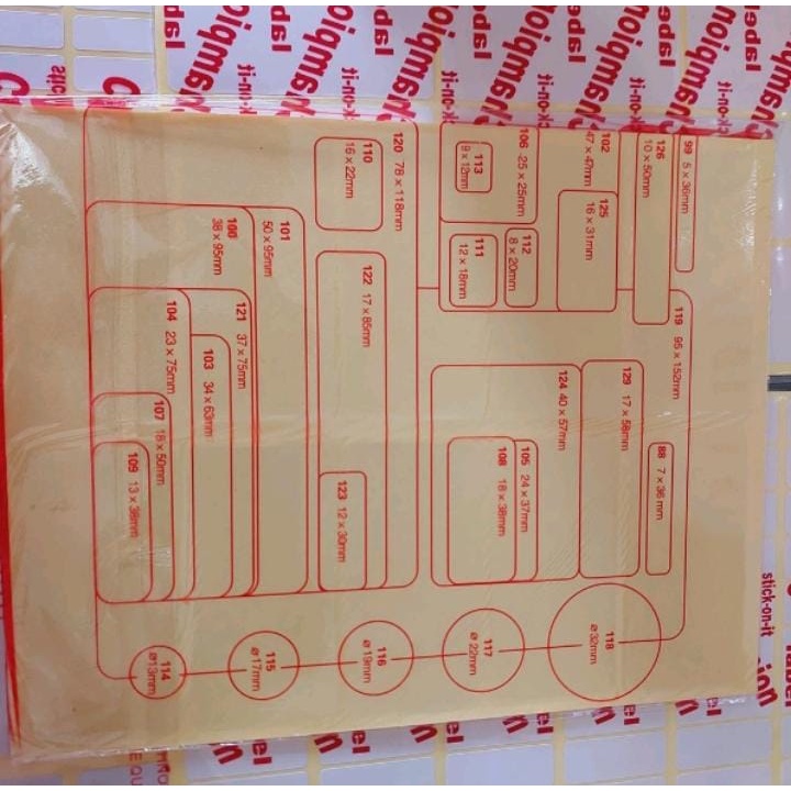 Jual KERTAS LABEL STIKER NAMA UNDANGAN | Shopee Indonesia